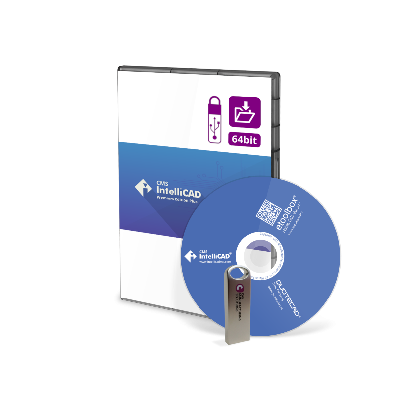 Preço ou Comprar o software oficial CAD CMS IntelliCAD PE Plus USB Dongle